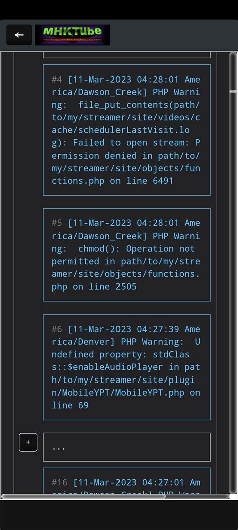 Loads Of Php Errors · Issue 7779 · Wwbnavideo · Github