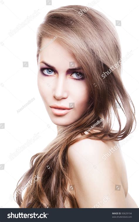 Sexy Blond Woman Long Hair On Stock Photo Edit Now