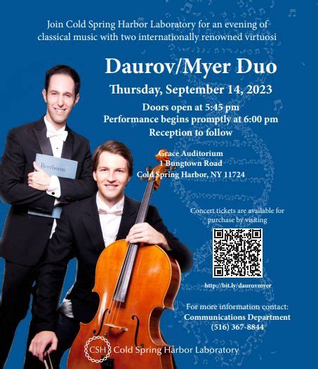Cold Spring Harbor Laboratory On Linkedin The Daurovmyer Duo Is