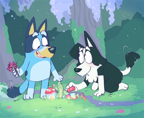 Sad Grumpus Hours Mackenzie Agreed To Play Fairy Garden With Bluey