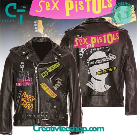 Sex Pistols Leather Jacket Creativteeshop