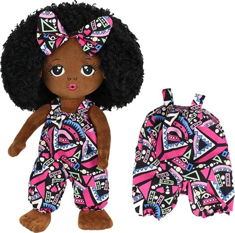 Justqunseen Black Baby Dolls African American Doll Black Dolls Cm Baby Dolls For Year Old