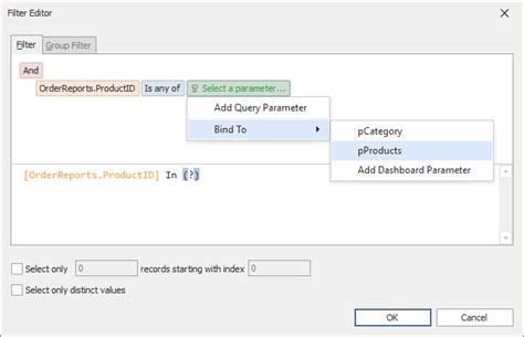 Cascading Parameters Business Intelligence Dashboard Devexpress