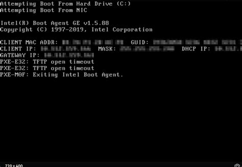 Baremetal Host Taking Excessively Long To Boot Tftp Client Timed Out