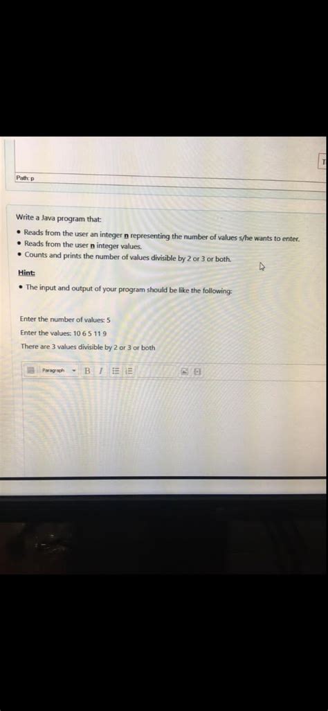 Solved T Pathp Write A Java Program That Reads From The Chegg