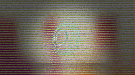 Premium Stock Video Animation Of Grey Lines Of Interference Over Circular Scanner And Blurred