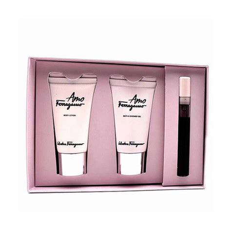 Salvatore Ferragamo Ladies Amo Ferragamo 3pcs Edp T Set Fragrances