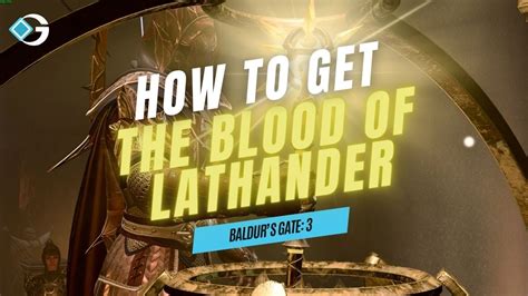 How To Get The Blood Of Lathander In Baldurs Gate 3 Gameriv