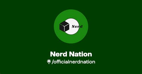 Nerd Nation Instagram Linktree