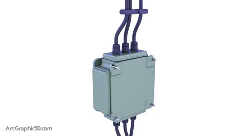 Industrial Electrical Switch 3d Model Download