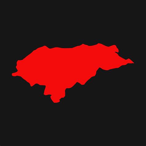 Illustrated Honduras Map Vector Art At Vecteezy