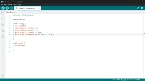 Advanced Ringo Coding Using Arduino Ide Circuitmess