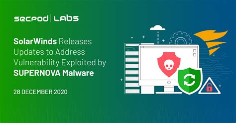 Solarwinds Releases Updates To Address Supernova Malware
