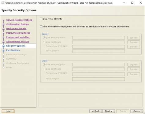 Oracle Goldengate 21c Microservices Installation Oracle Scn