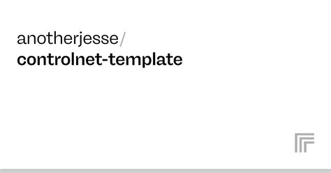 Anotherjessecontrolnet Template Run With An Api On Replicate