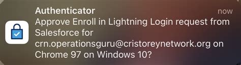 Downloading Installing And Registering The Salesforce Authenticator