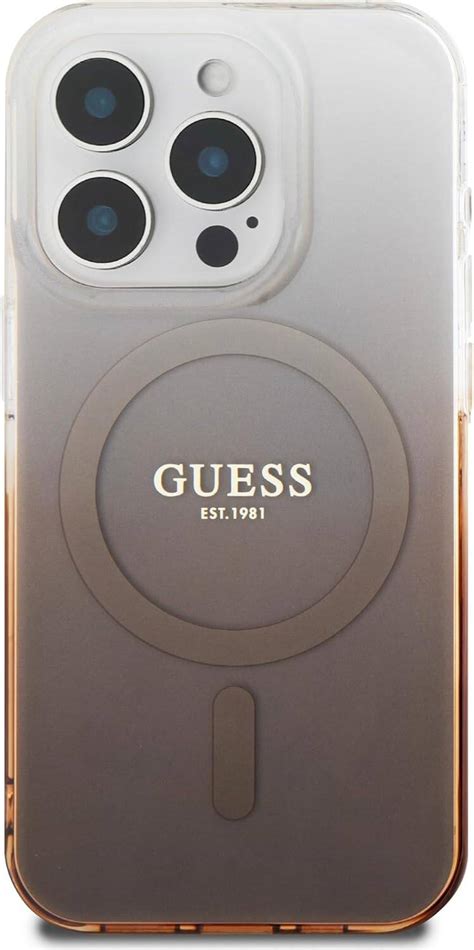 Cg Mobile Guess Compatible With Iphone 16 Pro Iml Glitter Gradient Hard