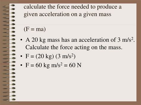 PPT 0014 Force Mass And Motion 1 Distinguish Between Mass And Weight Of An Object