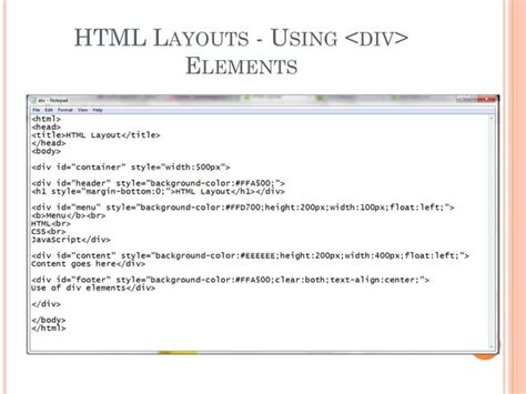 Markup Language Classification Designing Static And Dynamic Pptx Web Design And Html Internet