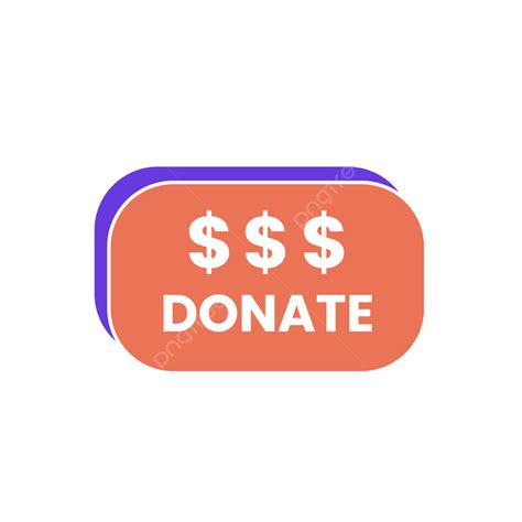 Donate Button Clipart Transparent PNG Hd Simple Donate Button Png