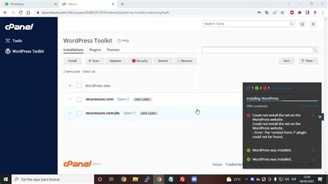 Instala Wordpress Desde Cpanel Con Wordpress Toolkit Youtube