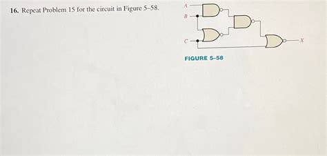 solved repeat problem 15 ﻿for the circuit in figure 5 58