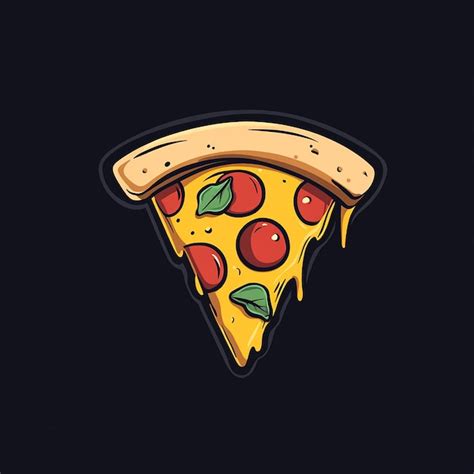 Cute Pizza Slice Mascot Premium Ai Generated Image