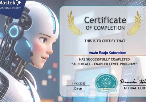 Aswin Raaja Kubendiran On Linkedin Letsgetaienabled Genaicertifief