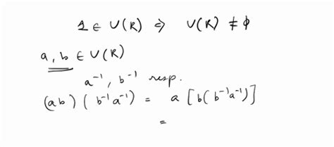 SOLVED A Right Unit U Of S Is A Member Of S Such That U S S Suppose That S Is A Monoid And