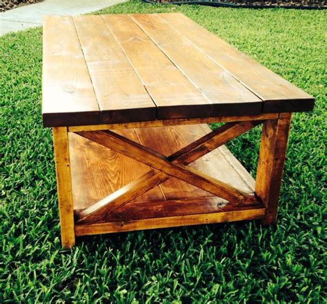Rustic X Coffee Table Ana White