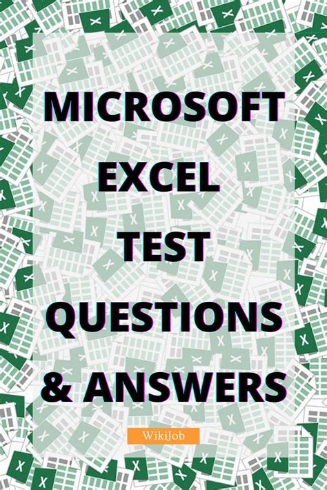 Microsoft Excel Test Questions And Answers Microsoft Word Test Job