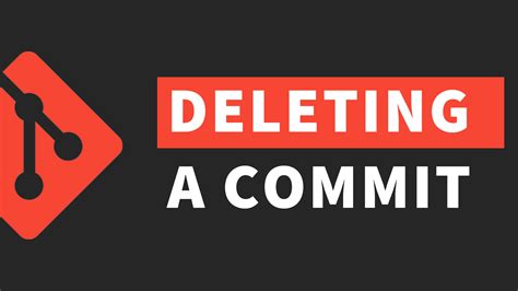 How To Delete A Git Commit