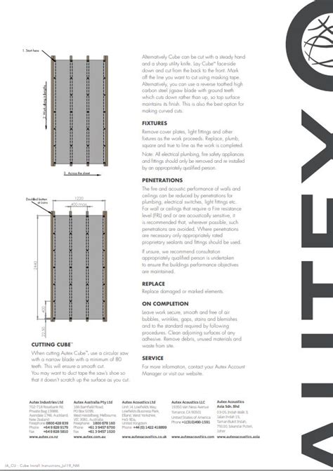 Autex Cube Wall And Ceiling Panels