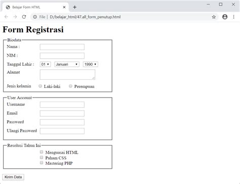 Ebook Html Uncover Panduan Belajar Html Untuk Pemula Duniailkom