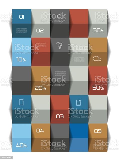 표 일정 형판 3 D 비즈니스 디자인식 3차원 형태에 대한 스톡 벡터 아트 및 기타 이미지 3차원 형태 개념 그래프 Istock