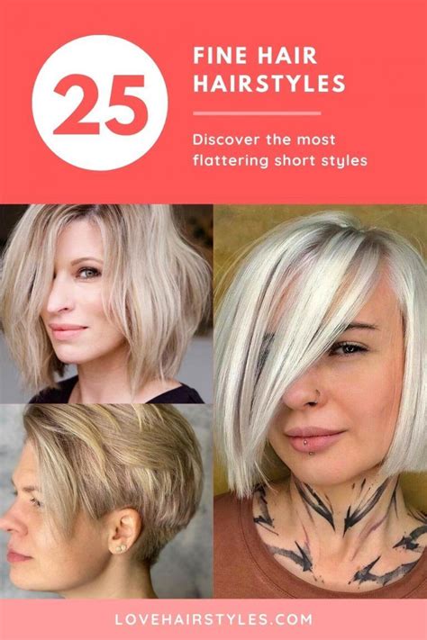 53 Flirty Short Hairstyles For Fine Hair Haircuts For Fine Hair