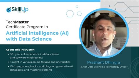 Master Ai With Data Science Prashant Dhingra Guides Your Journey