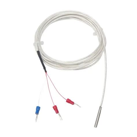 Pt100 Water Liquid Gas Temperature Sensor Flexible Cable Platinum Rtd Pt100 Temperature Sensor