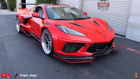 This C8 Corvette Widebody Kit Looks Crazy Sigala Designs C8rr Costs