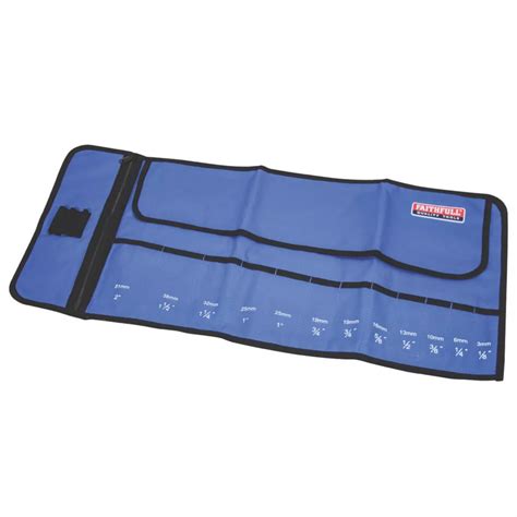 Faithfull 12 Pocket Chisel Storage Roll 126 Screwfix