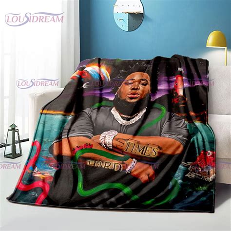 Hip Hop Rapper Blanket Rod Wave Blanket Merch Warm Throw Blanket For