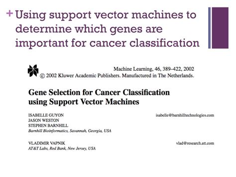 Ppt Get Rich And Cure Cancer With Support Vector Machines Powerpoint Presentation Id 3732926