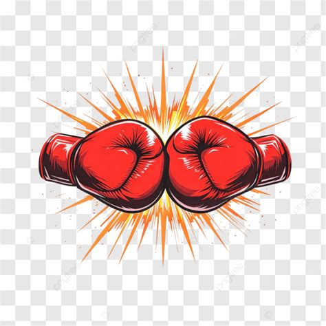 Una Imagen De Alta Calidad De Dos Guantes De Boxeo Rojos Chocando Png
