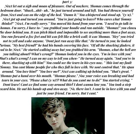 Newt Imagine Part 3 In 2025 Maze Runner Funny Maze Runner Maze Runner Imagines