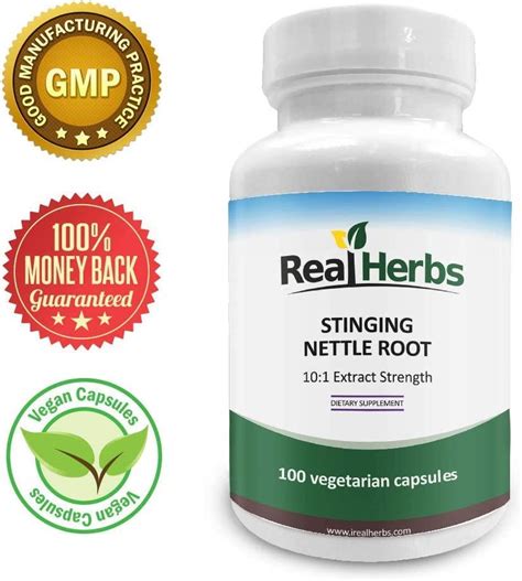 Stinging Nettle Root 101 Extract 750mg Promotes Prostate And Urinary