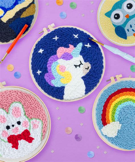 당일출고 Diy 펀치니들 프랑스 스킬자수 Diy키트 취미생활 키트 에이블리