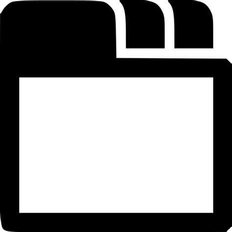 Gui Form Tab Pane Icon Svg Vector