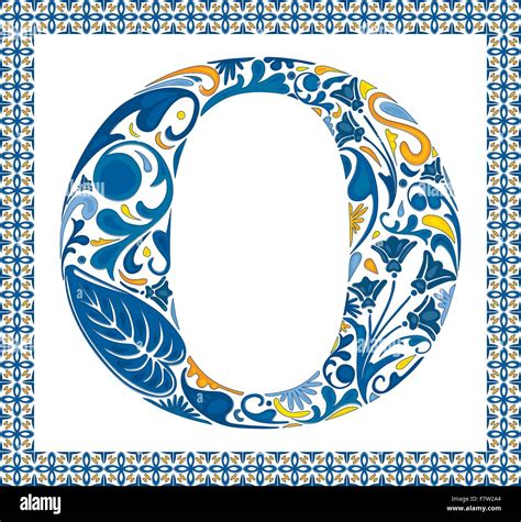 Letter O Leaf Stock Vector Images Alamy