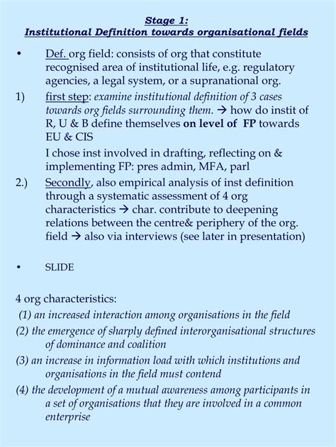 Ppt Institutional Isomorphism In The Slavic Core Of The Commonwealth
