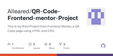 Github Allearedqr Code Frontend Mentor Project This Is My Third